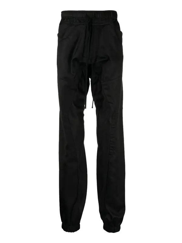 JULIUS Drawstring-waist Trousers - Black