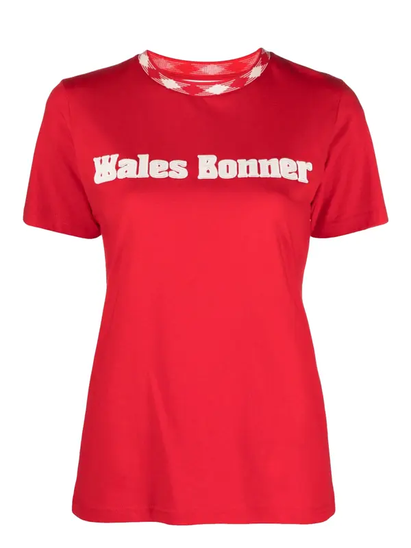 WALES BONNER X Sorbonne Organic Cotton T-shirt - Red
