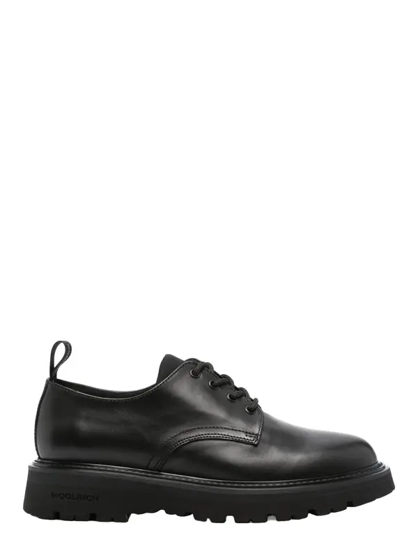 Woolrich City Leather Derby Shoes - Black
