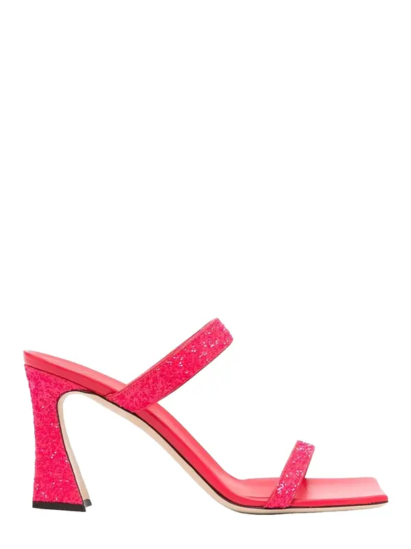 GIUSEPPE ZANOTTI 90mm Open-toe Leather Sandals - Pink