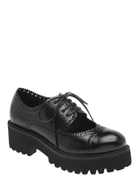 Jeffrey Campbell Cutout Platform Oxford - Black
