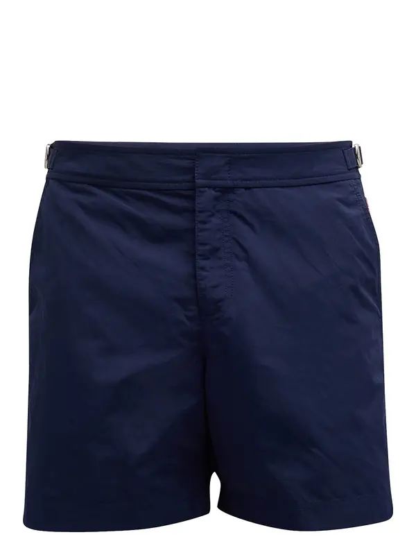 Orlebar Brown Bulldog Tape Stripe Swim Shorts - Midnight Navy/tidal