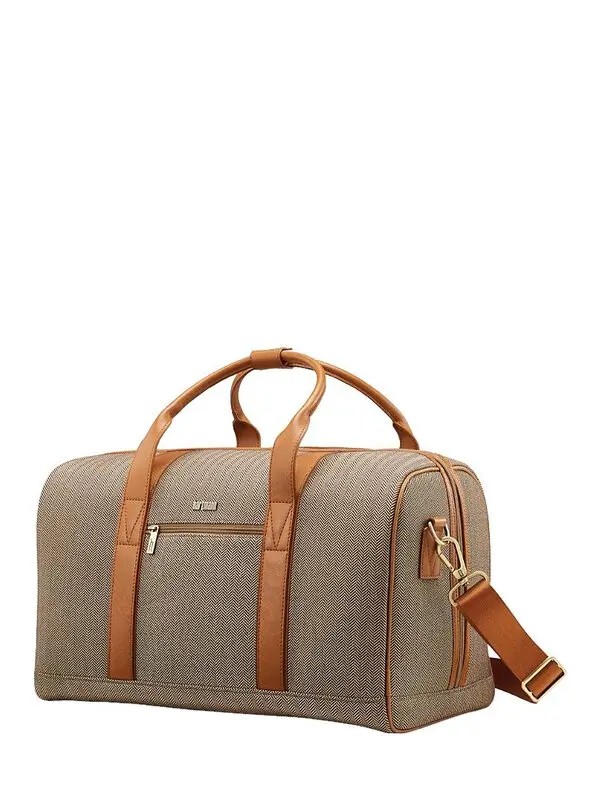 HARTMANN Herringbone Deluxe Weekend Duffel - Terracotta Herringbone