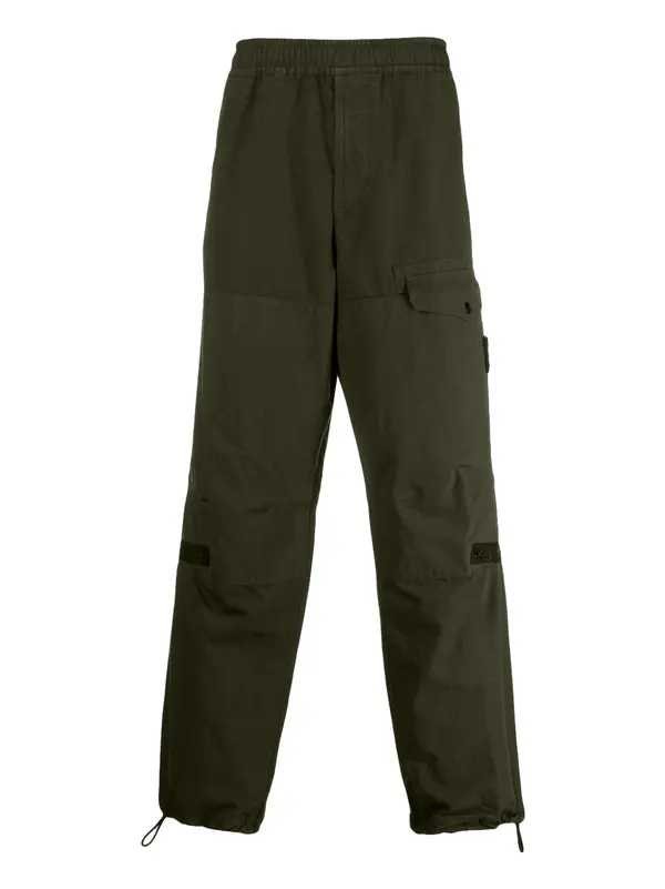Stone Island Tapered Ripstop Cargo Trousers - Green