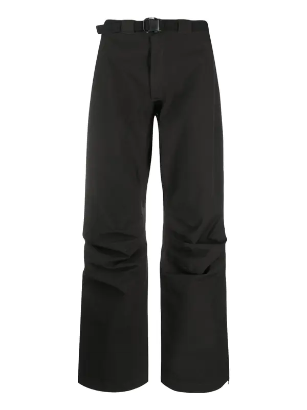 GR10K Bembecula Arc Belted Trousers - Green