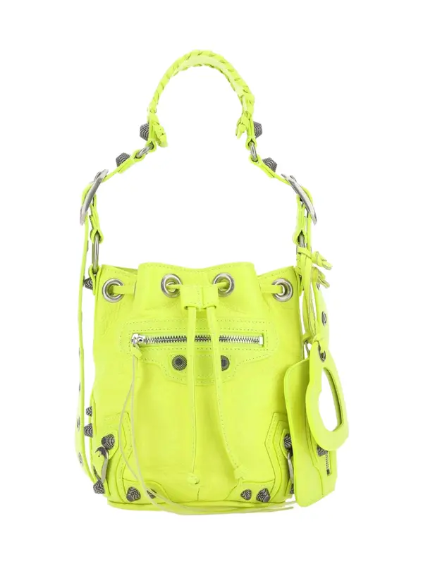 Balenciaga Le Cagole Xs Bucket Bag - Yellow