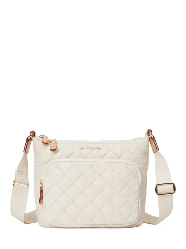 Mz Wallace Metro Scout Deluxe Crossbody Bag - Sandshell