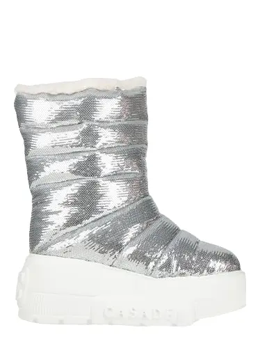 Casadei Padded Ankle Boots - Grey