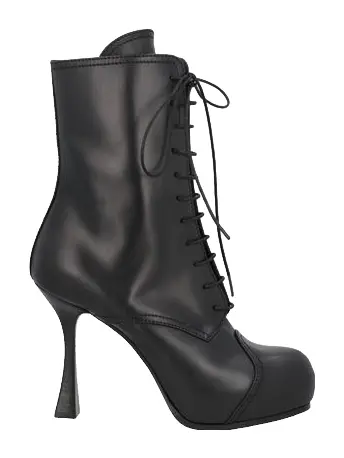 Casadei Leather Ankle Boots - Black