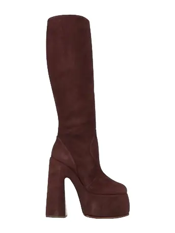 Casadei Leather Chunky Boots - Brown
