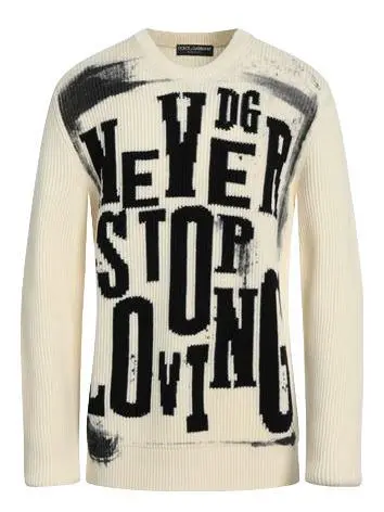 Dolce & Gabbana Virgin Wool Sweater - Off White