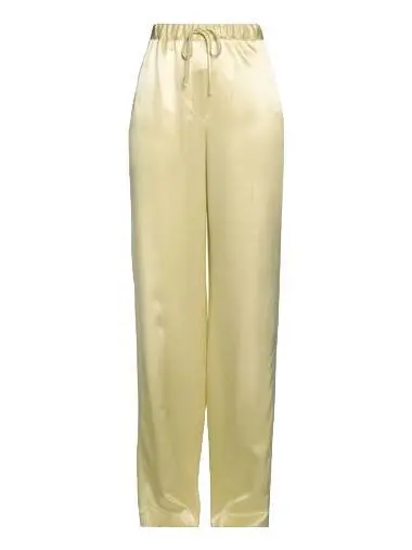 JIL SANDER Satin Straight Leg Pants - Green