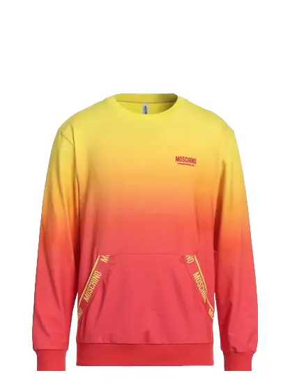 Moschino Sweatshirt In Cotton And Elastane - Yellow