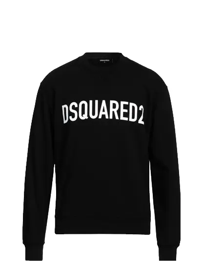 Dsquared2 Cotton Sweatshirt With Logo - Black