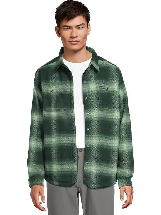 Columbia Windwardtm Ii Shirt Jacket Clothing Tobacco Blurred Ombre - Green