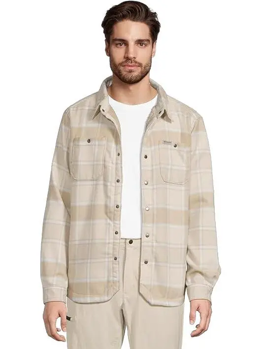 Columbia Windwardtm Ii Shirt Jacket Clothing Tobacco Blurred Ombre - White