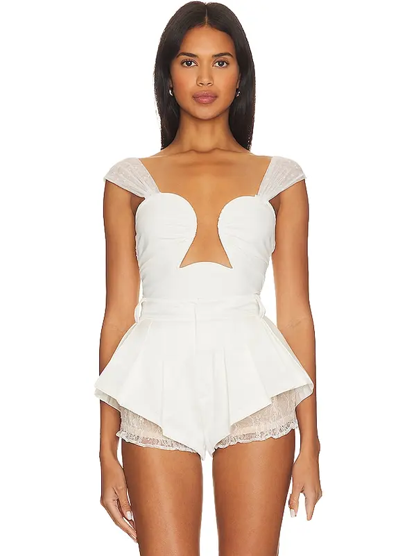 Free People X Double Take Bodysuit - Ivory