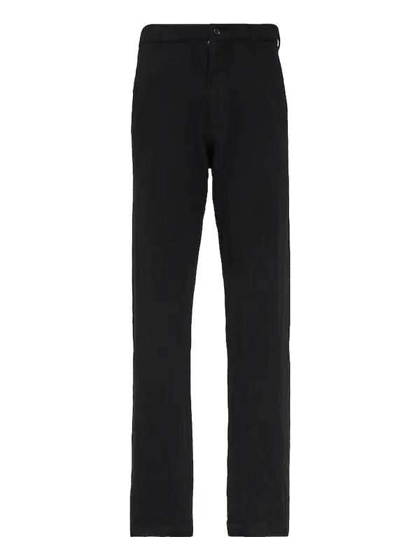 Comme Des Garçons Wool-blend Straight Pants - Black
