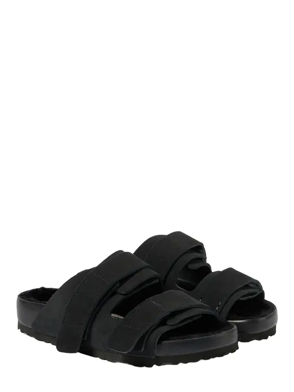 BIRKENSTOCK X Tekla Uji Suede Slides - Grey