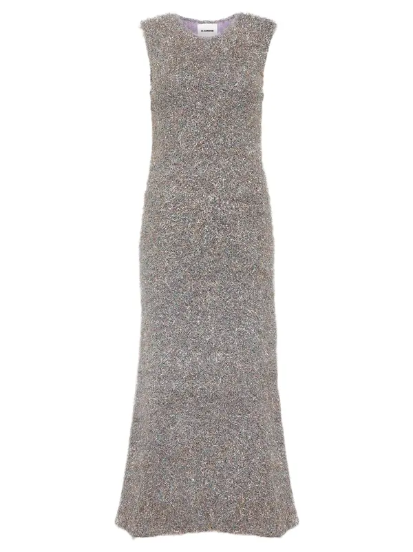 JIL SANDER Lurex® Metallic Midi Dress - Multicoloured
