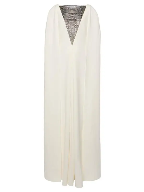 Safiyaa Abrielle Embellished Gown - White