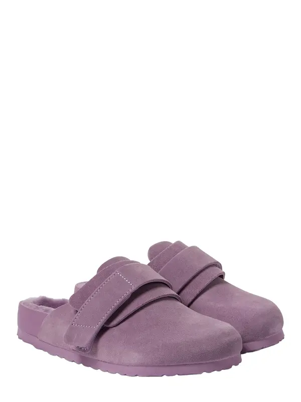 BIRKENSTOCK X Tekla Nagoya Suede Slippers - Purple