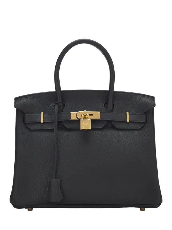 Hermès Clemence Birkin 30 - Black