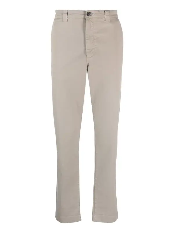 Woolrich Tailored Twill Stretch-cotton Trousers - Neutrals