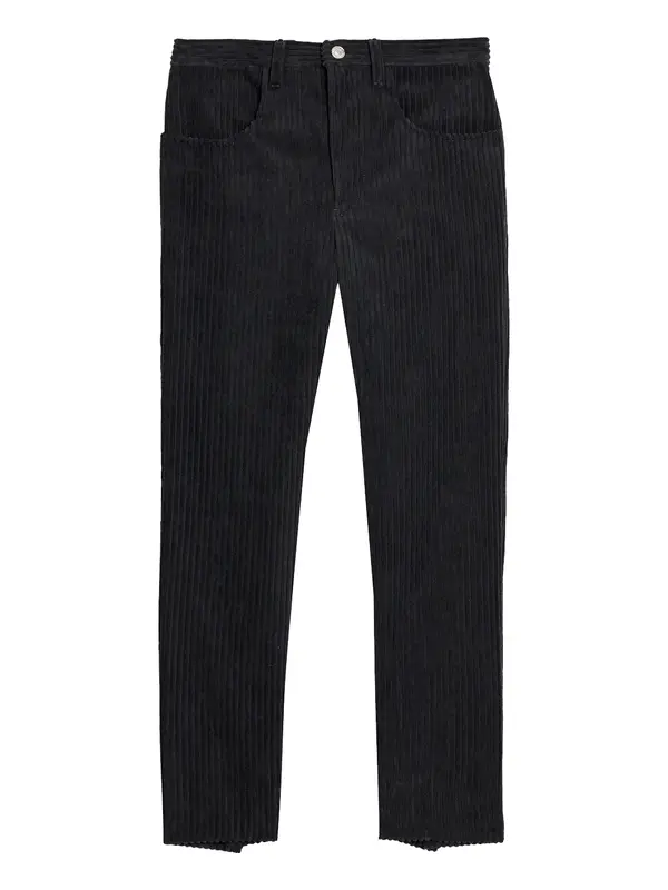 MARANT ETOILE Beldenae Corduroy Tapered Trousers - Anthracite