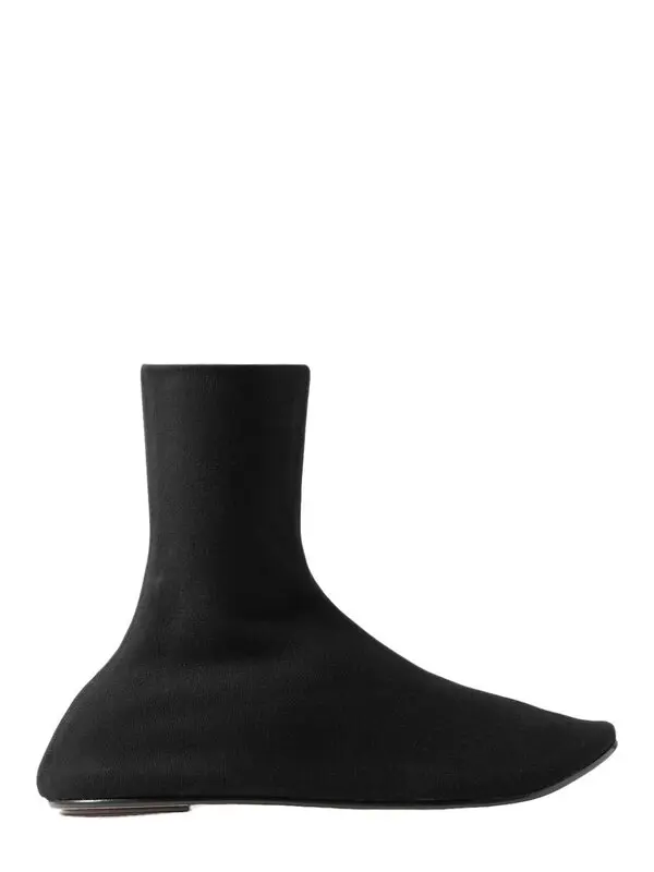LESET Louis Stretch-ponte Sock Boots - Black