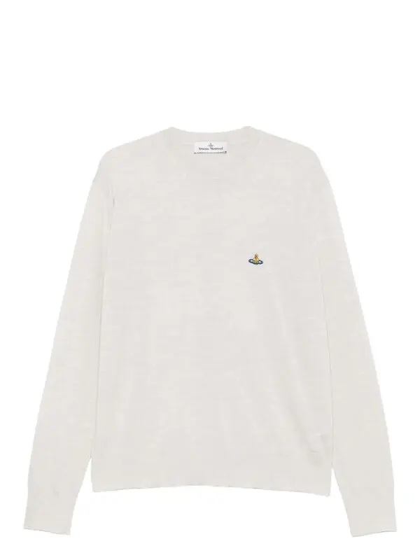 VIVIENNE WESTWOOD Crew Neck Sweater - Grey