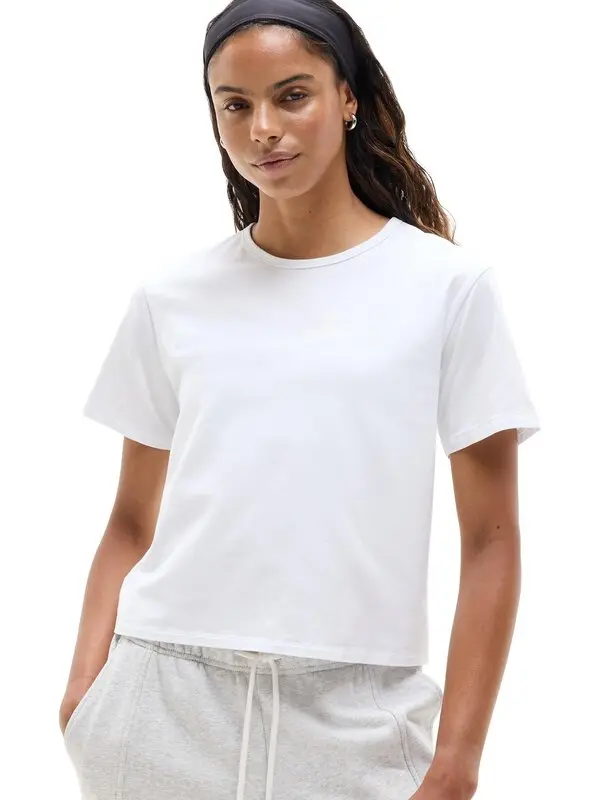 Athleta Essential Tee - Bright White