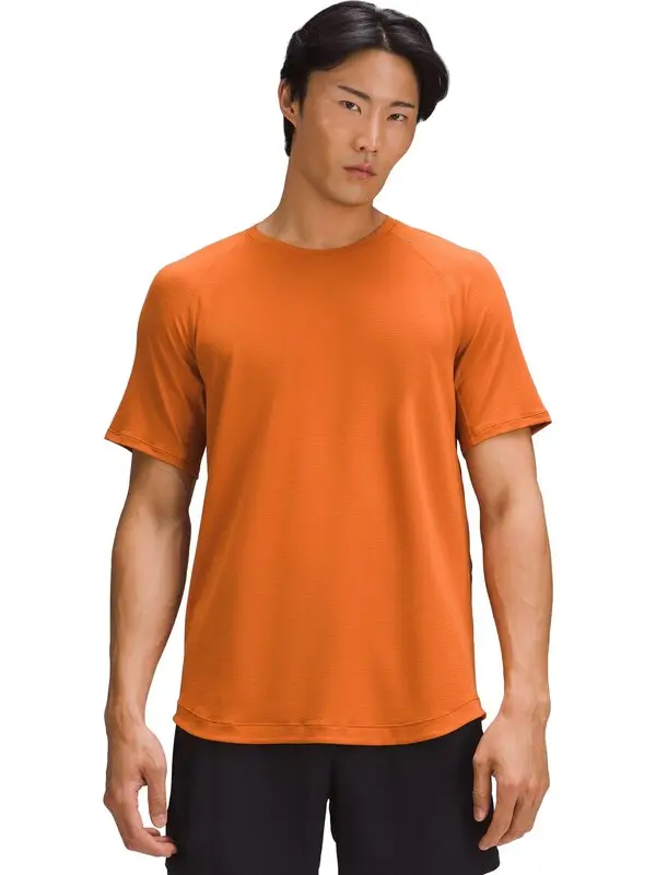 Lululemon License To Train Short-sleeve Shirt - Burnt Orange