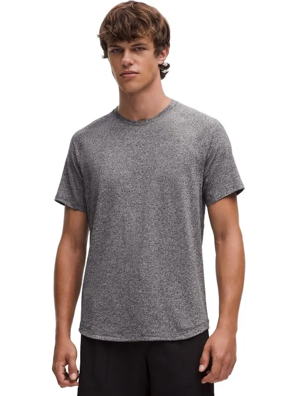 Lululemon License To Train Short-sleeve Shirt - Heathered Black