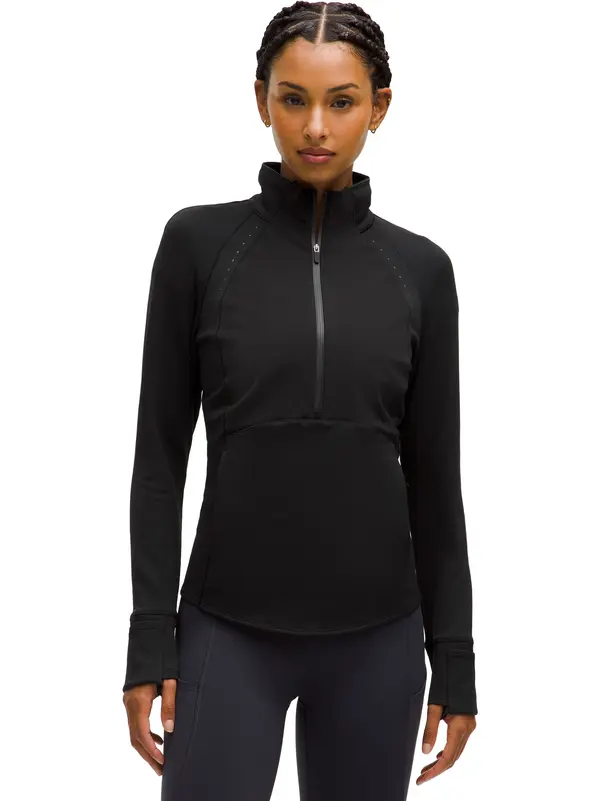 Lululemon Cold Weather Running Half Zip - Black