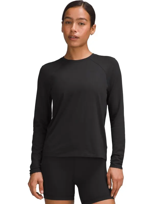 Lululemon License To Train Classic-fit Long-sleeve Shirt - Black