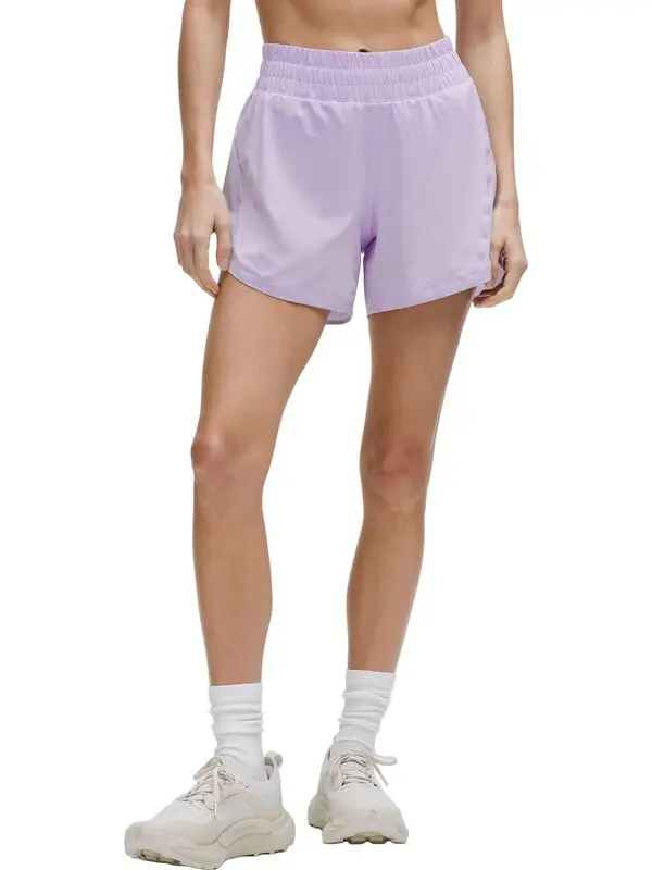Lululemon Track That High-rise Lined Short 5 - Lavender Frost
