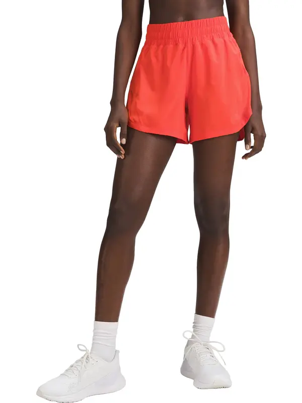 Lululemon Track That High-rise Lined Short 5 - Solar Orange