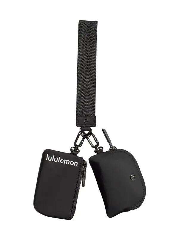 Lululemon Dual Pouch Wristlet - Black