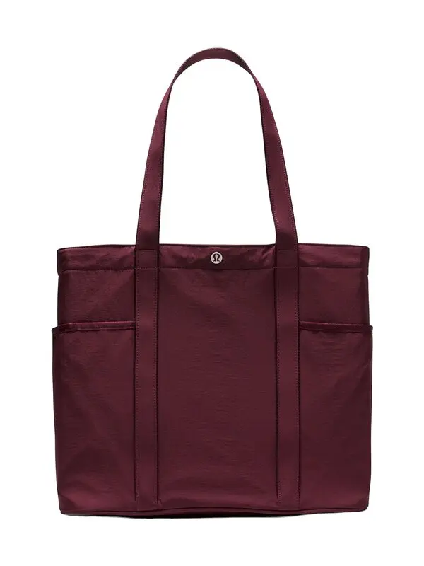 Lululemon Daily Multi-pocket Tote Bag - Burgundy Bay