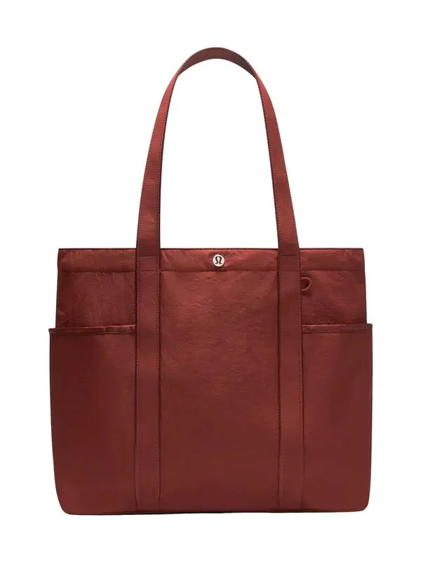 Lululemon Daily Multi-pocket Tote Bag - Cranberry Charm