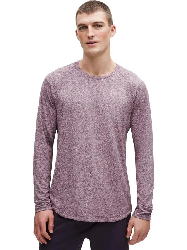Lululemon License To Train Long-sleeve Shirt - Heathered Plum