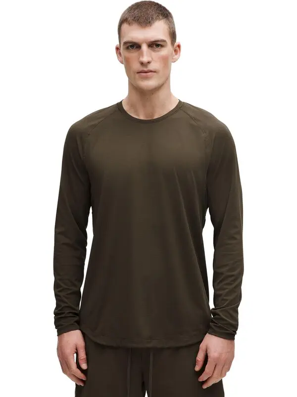 Lululemon License To Train Long-sleeve Shirt - Olive Brown