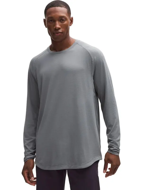 Lululemon License To Train Long-sleeve Shirt - Solar Grey