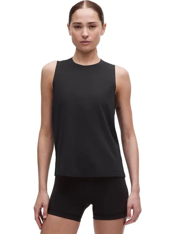 Lululemon License To Train Classic-fit Tank Top - Black/onyx Grey