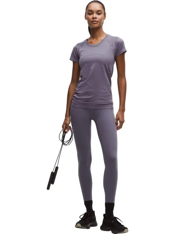 Lululemon Wunder Train High-rise Tight With Pockets 25 - Grape Mist