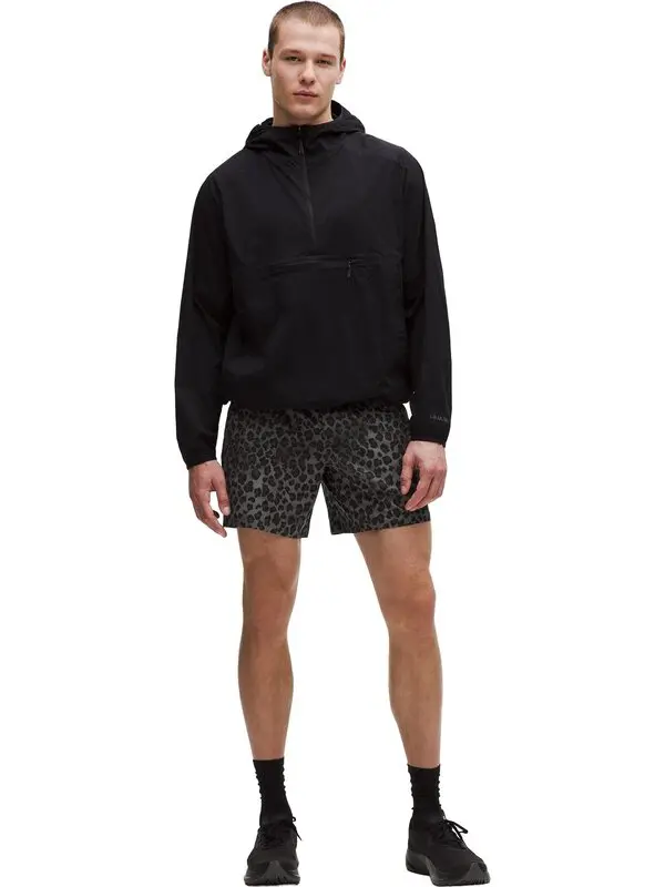 Lululemon Pace Breaker Linerless Short 7 - True Leopard Black Multi