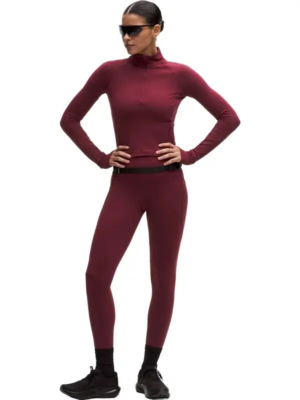 Lululemon Fast And Free High-rise Tight 25 - Burgundy Bay