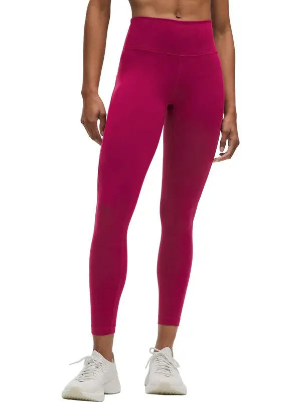 Lululemon Wunder Train Mesh Panel High-rise Tight 25 - Magenta Smoke