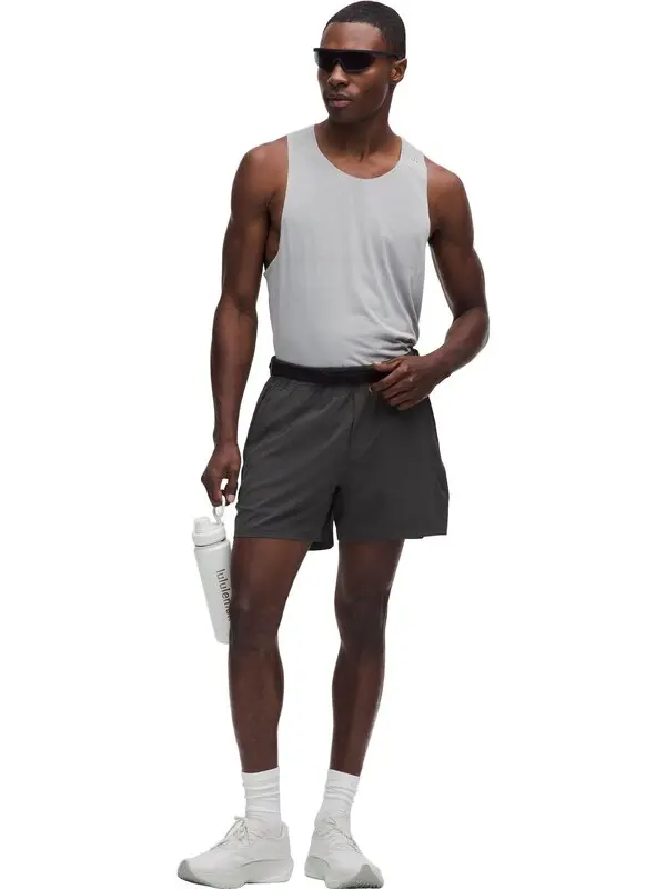 Lululemon Pace Breaker Linerless Short 5 - Graphite Grey